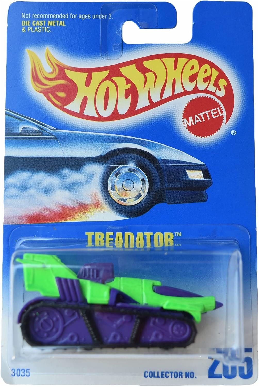 Amazon.com: Hot Wheels Treadator, [Purple/Green] #205 : Toys & Games