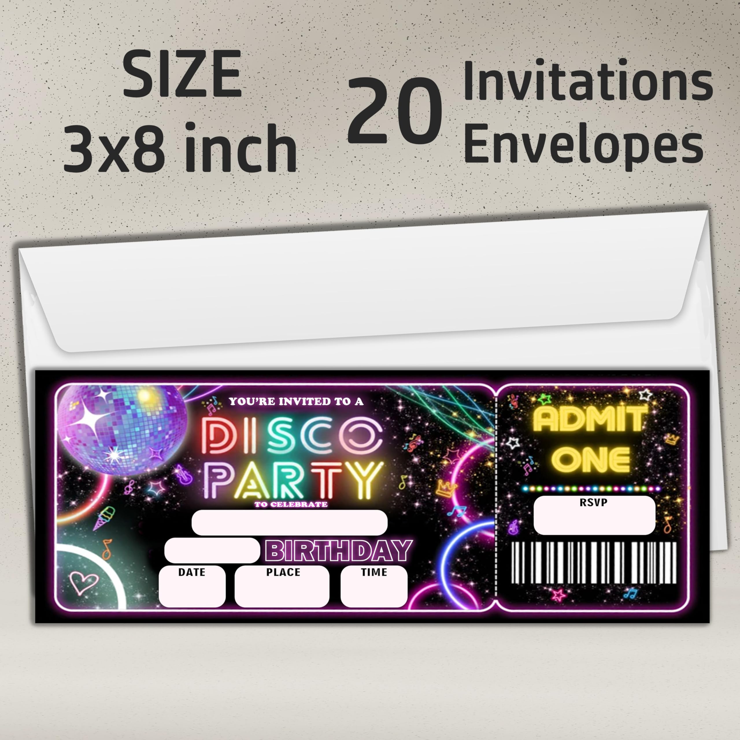 Disco Ticket Invitations Birthday Profile For Printable Party Zone