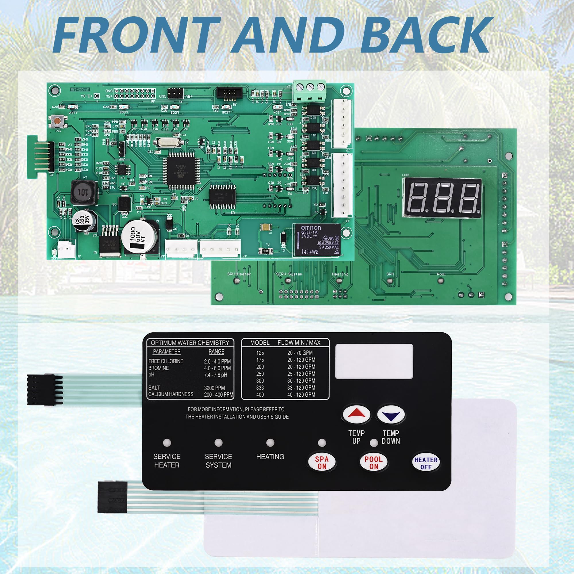 Pentair MasterTemp Replacement Board 42002-0007S Control Board Kit For ...