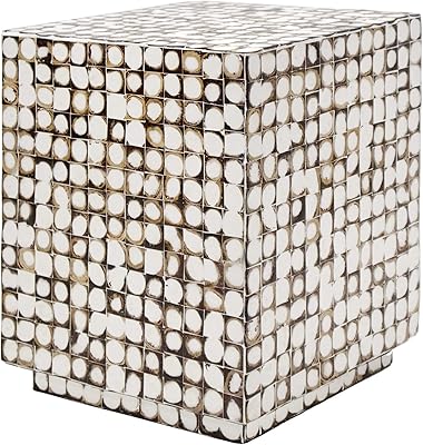 Amazon.com: HOMPUS Outdoor Side Table Sets of 2 w Hemp Rope Handle, 2 ...