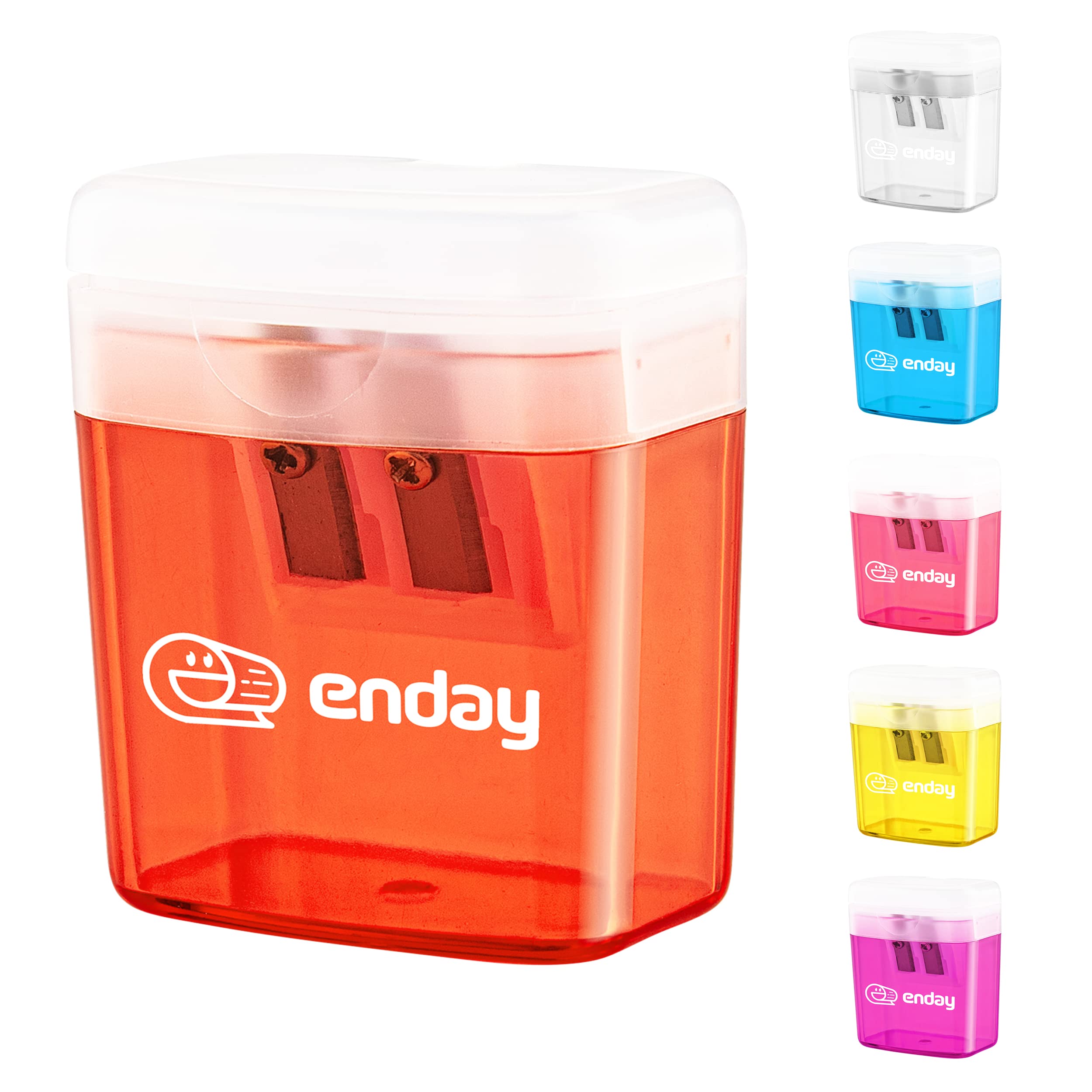 Snapklik.com : Pencil Sharpener Dual Hole Manual Red, Jumbo Crayon ...