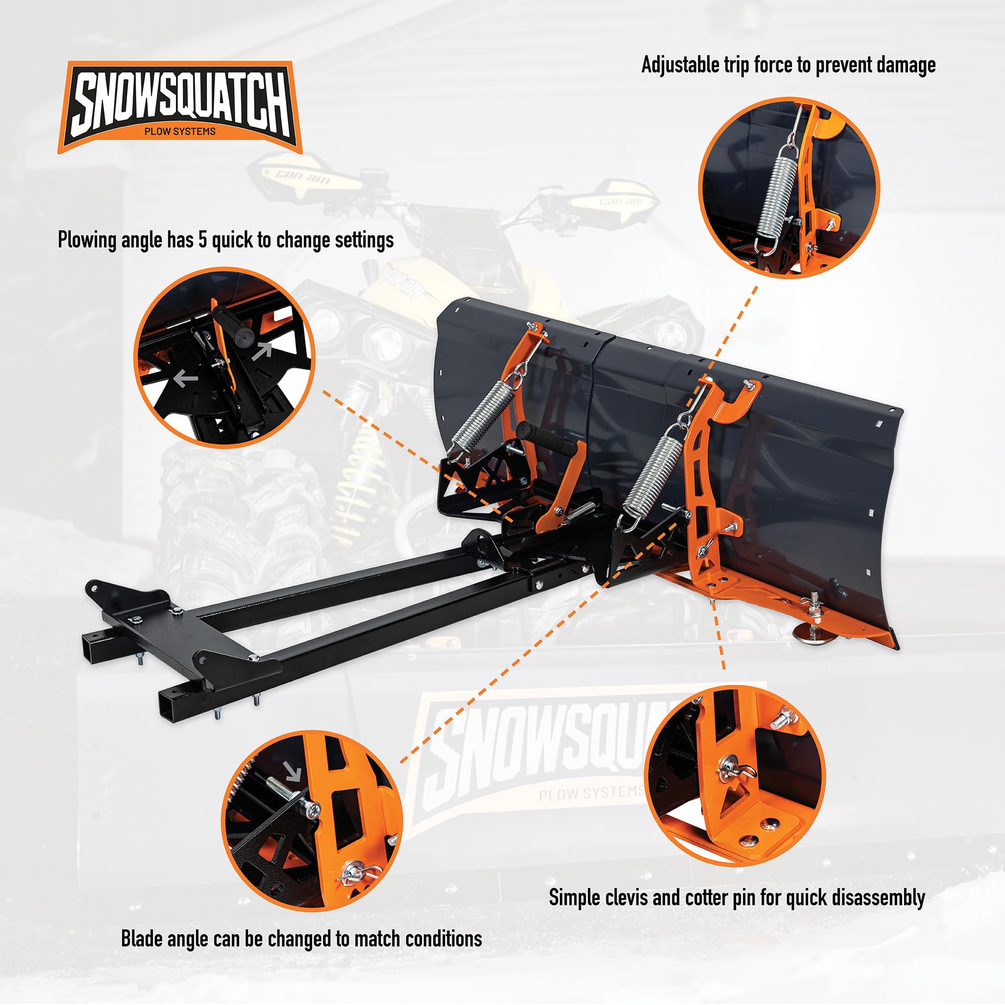 Trailer Snow Removal System