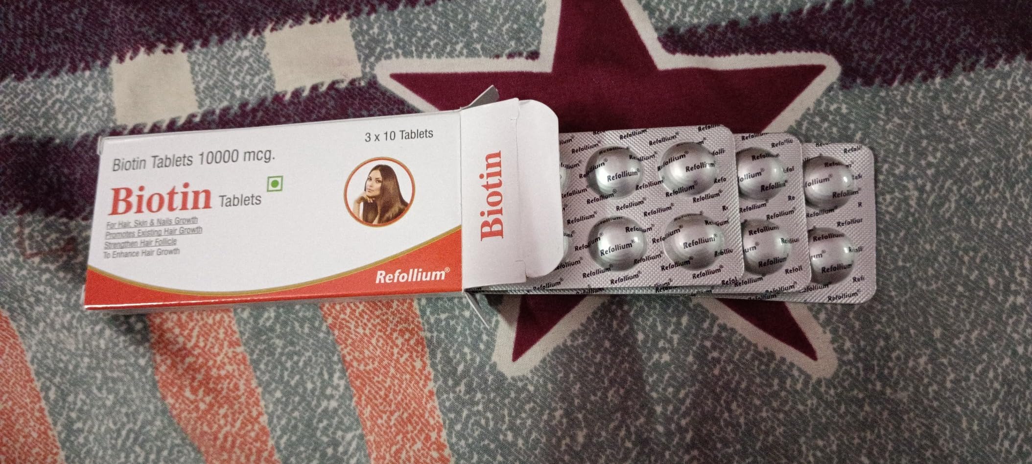 Refollium Advanced Biotin for Hair Loss and Hair Growth - Hair Vitamin ...