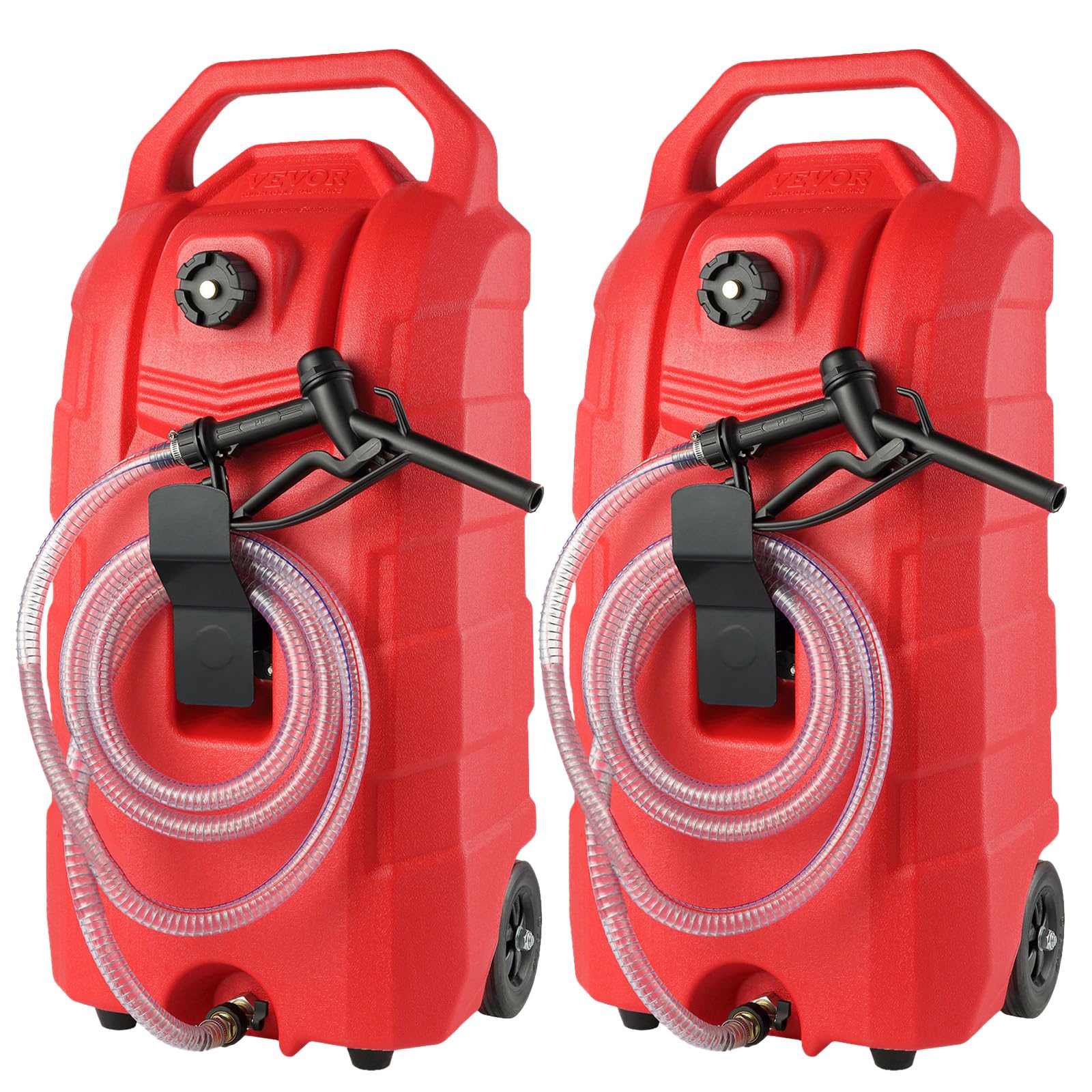 VEVOR 16 Gallon Fuel Caddy, 7.8 L/min, Gravity-flow Mode, Portable Gas ...