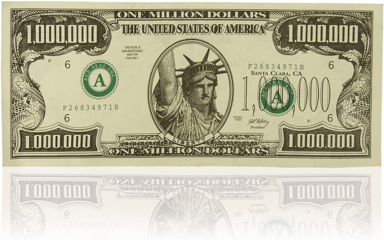 Amazon.com: Wallmonkeys Wall Decals One Million Dollars Peel and Stick ...