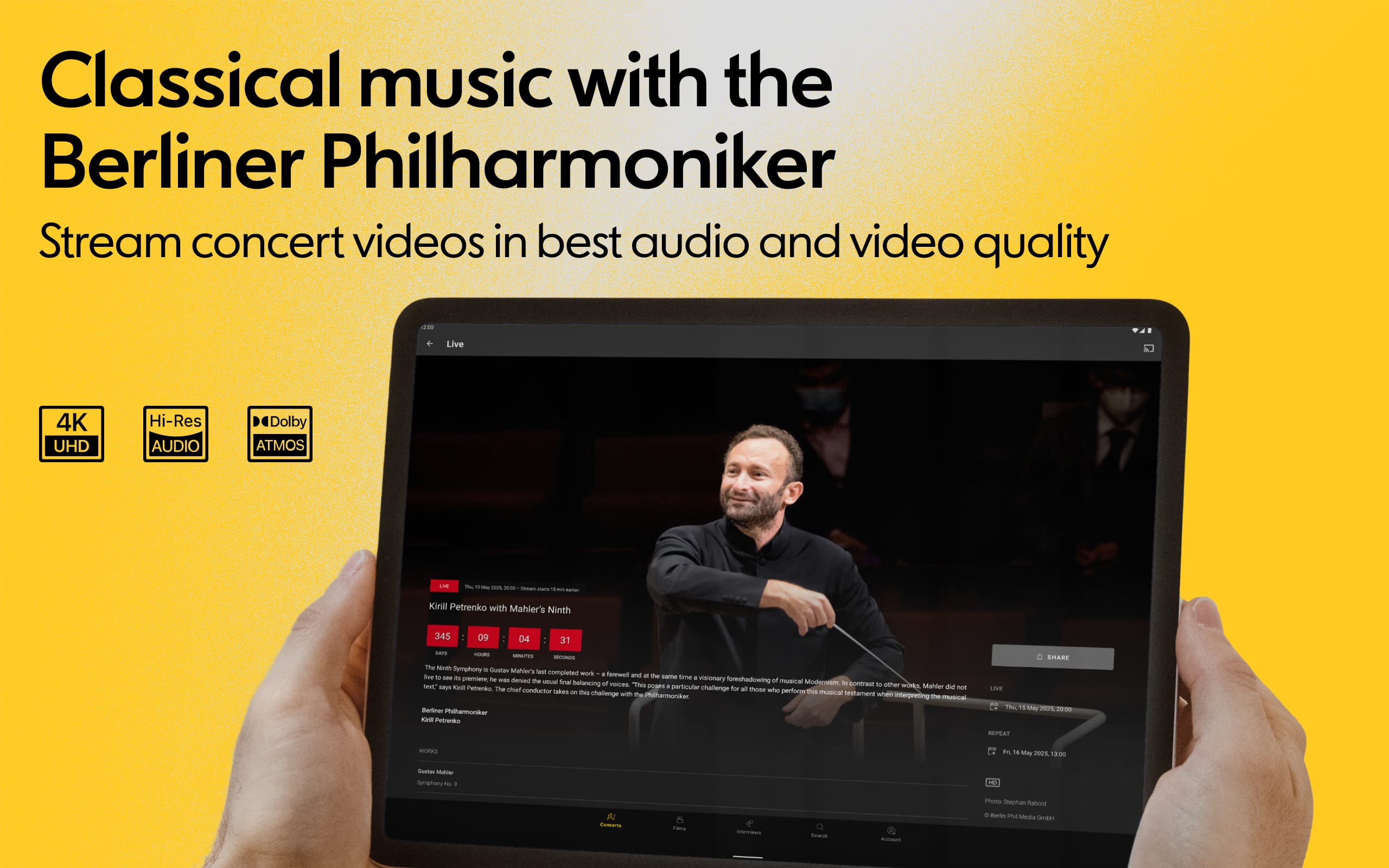 Berliner Philharmoniker – Digital Concert Hall-Aplicación en Amazon ...