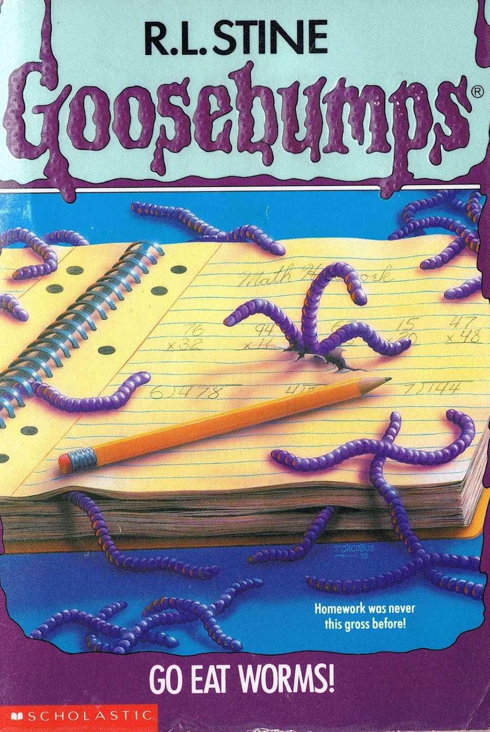 Go Eat Worms (Goosebumps, No. 21): Stine, R. L.: 9780590477437: Amazon ...