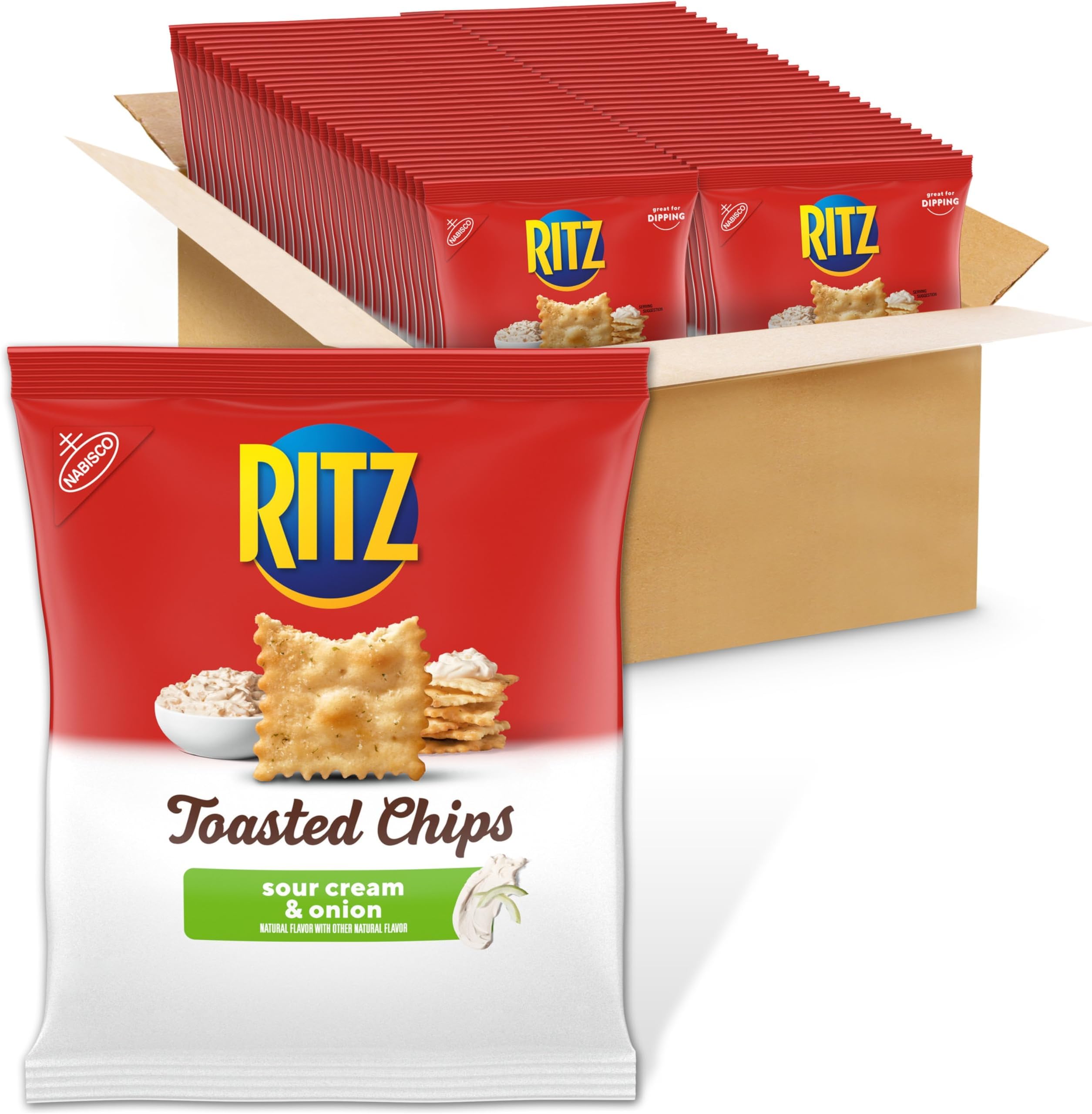 Amazon.com: Ritz Crackers Toasted Sour Cream And Onion Chips, 8.1 ...