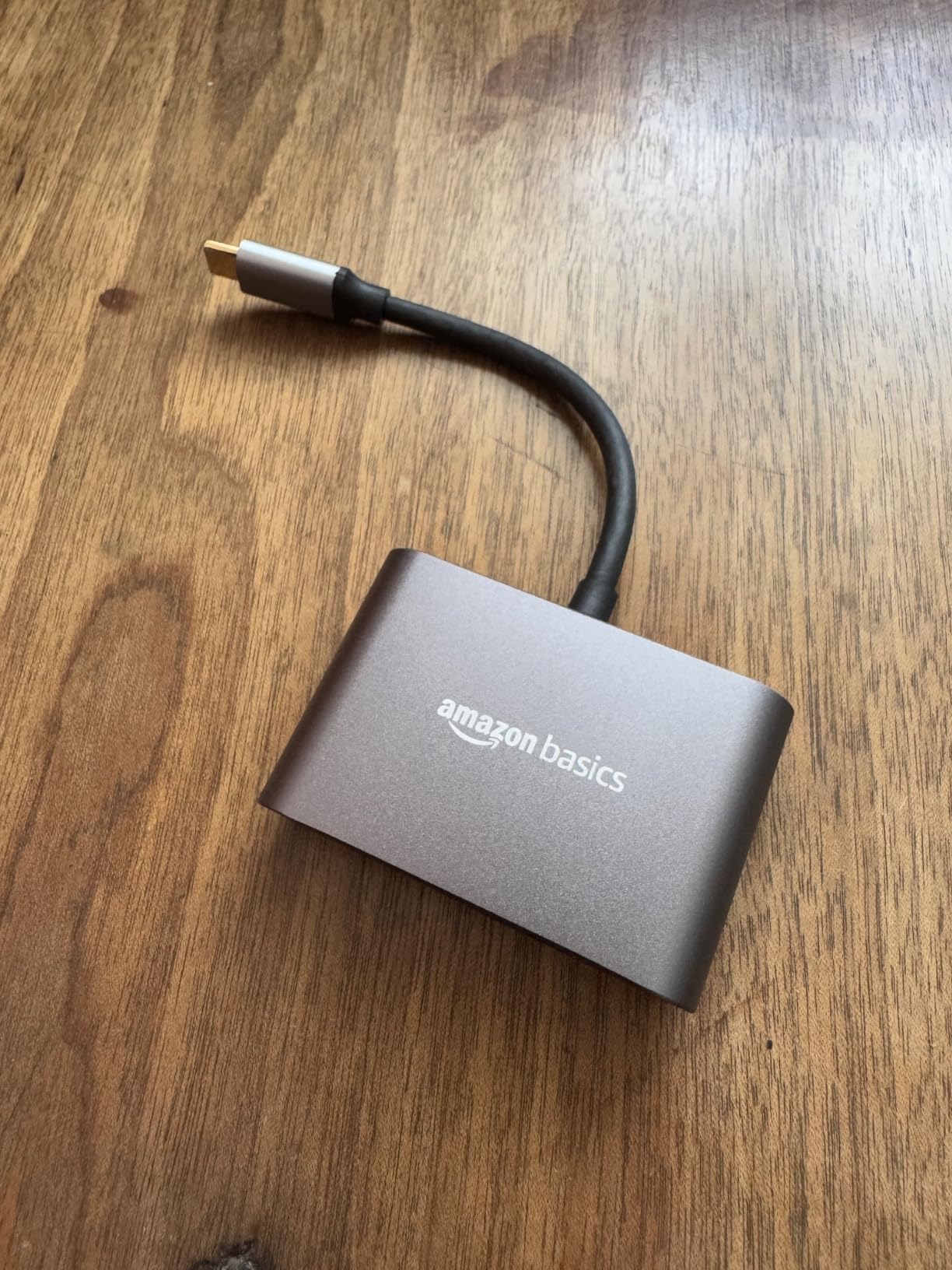 Amazon Basics 4-in-1 Hub Multiport Adapter with HDMI 4K, VGA 1080P, USB ...