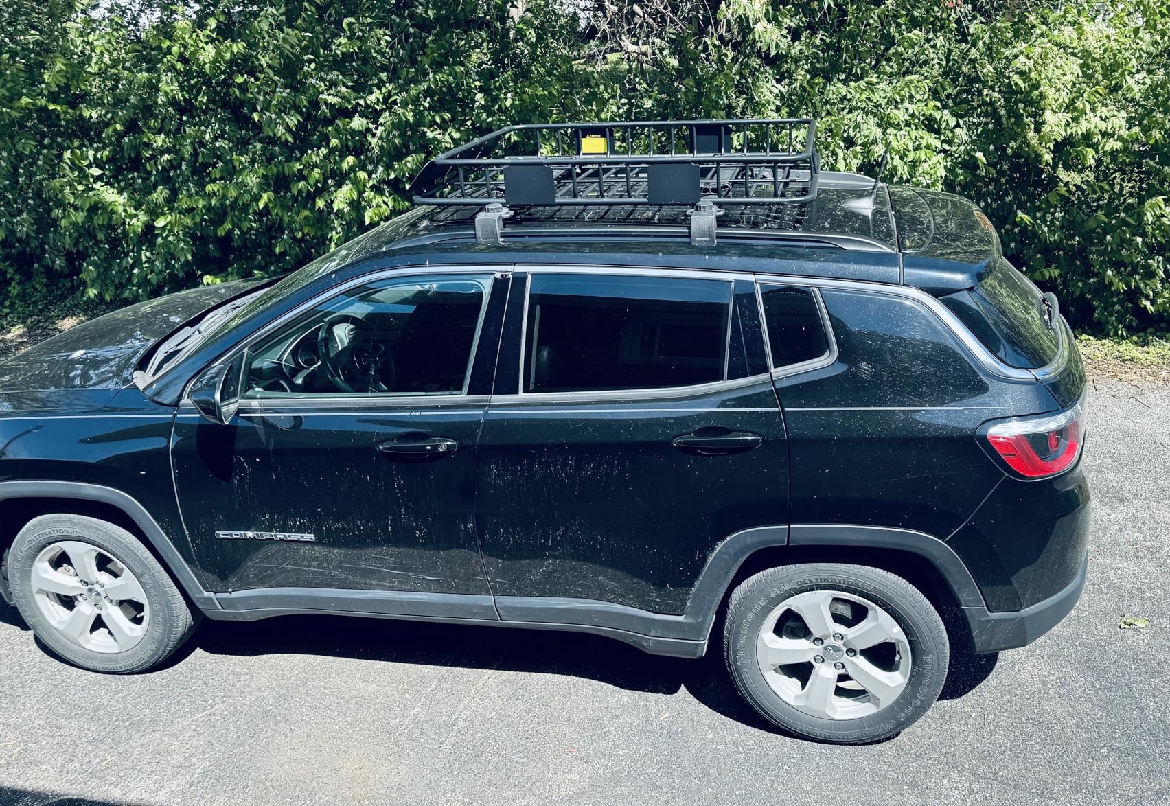 $22/mo - Finance WEIZE 54" x 34" Heavy Duty Roof Rack, Rooftop Cargo ...