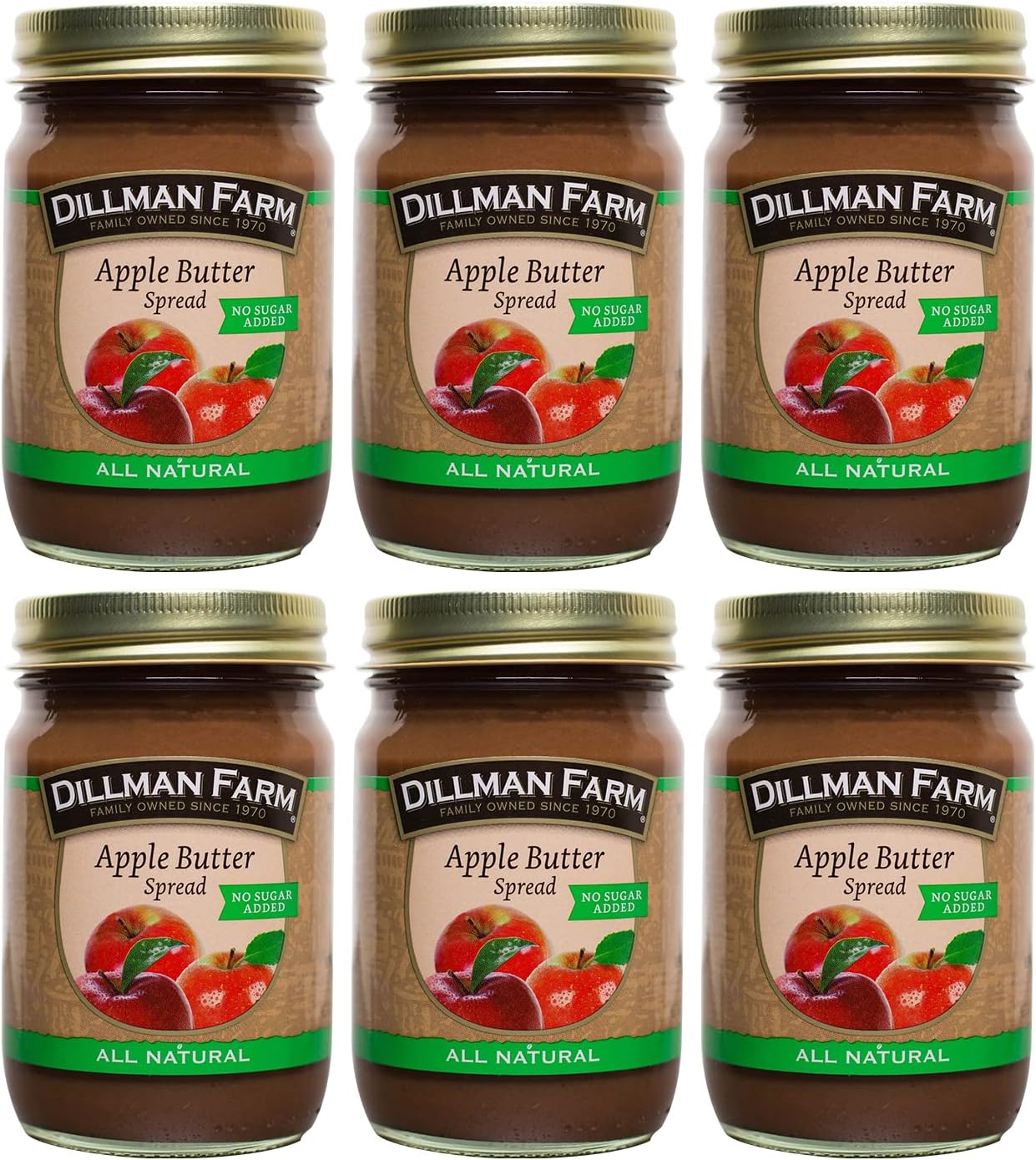 Amazon.com : Langer Farms Unsweetened Apple Butter, 16oz, Packaging May ...
