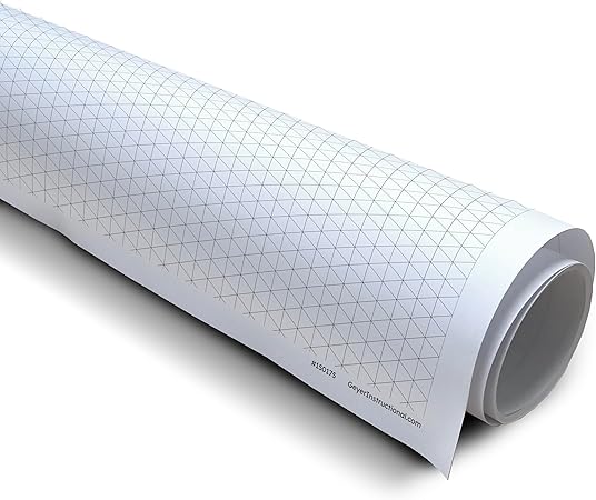 Amazon.com : Geyer Instructional Products - 36" x 120" Large Isometric ...