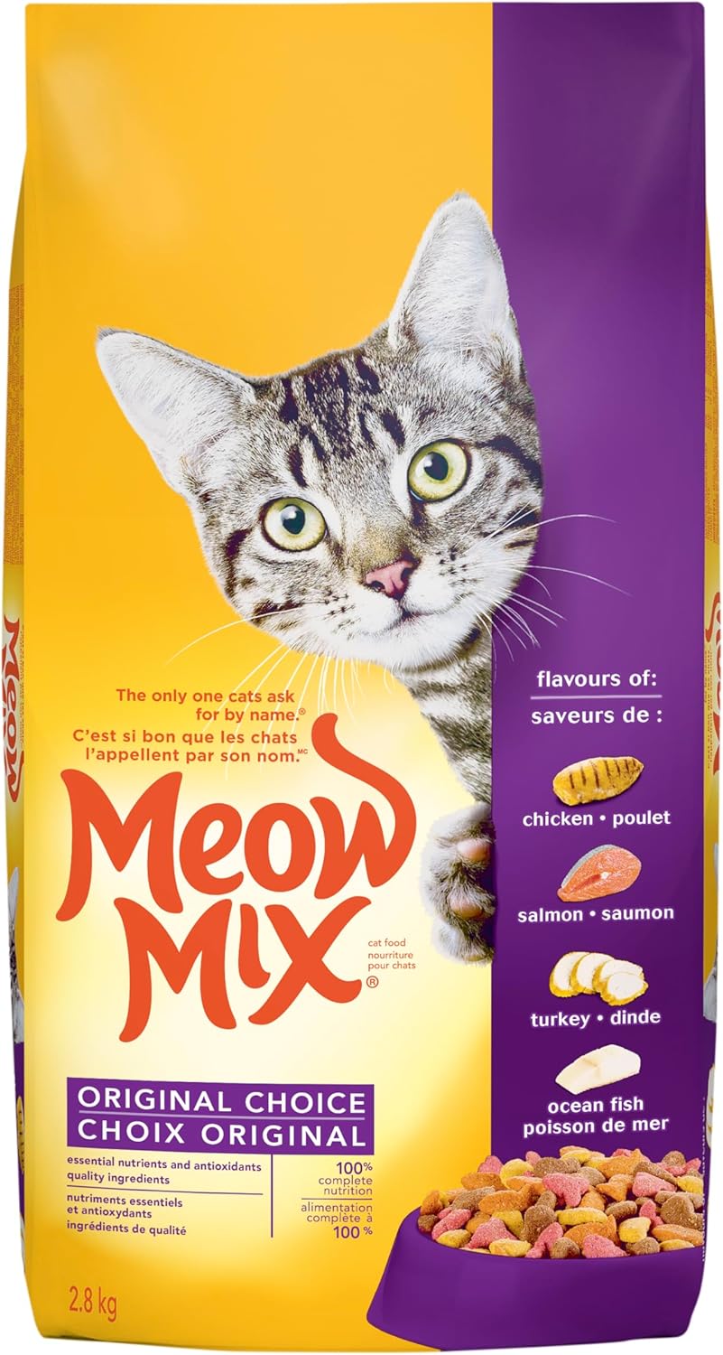 Meow Mix Original Choice Multi-Flavor Dry Cat Food 2.8kg