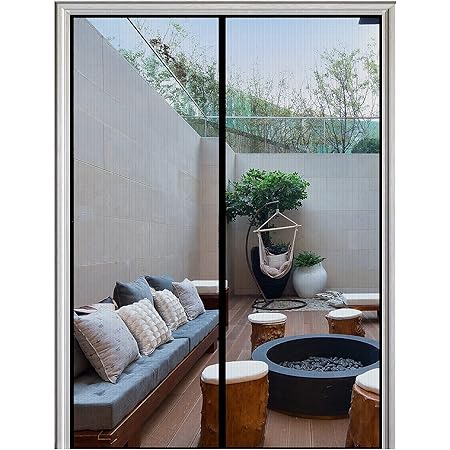 iGotTech Magnetic Screen Door, Full Frame Seal. Covers Doors up to 34 x ...