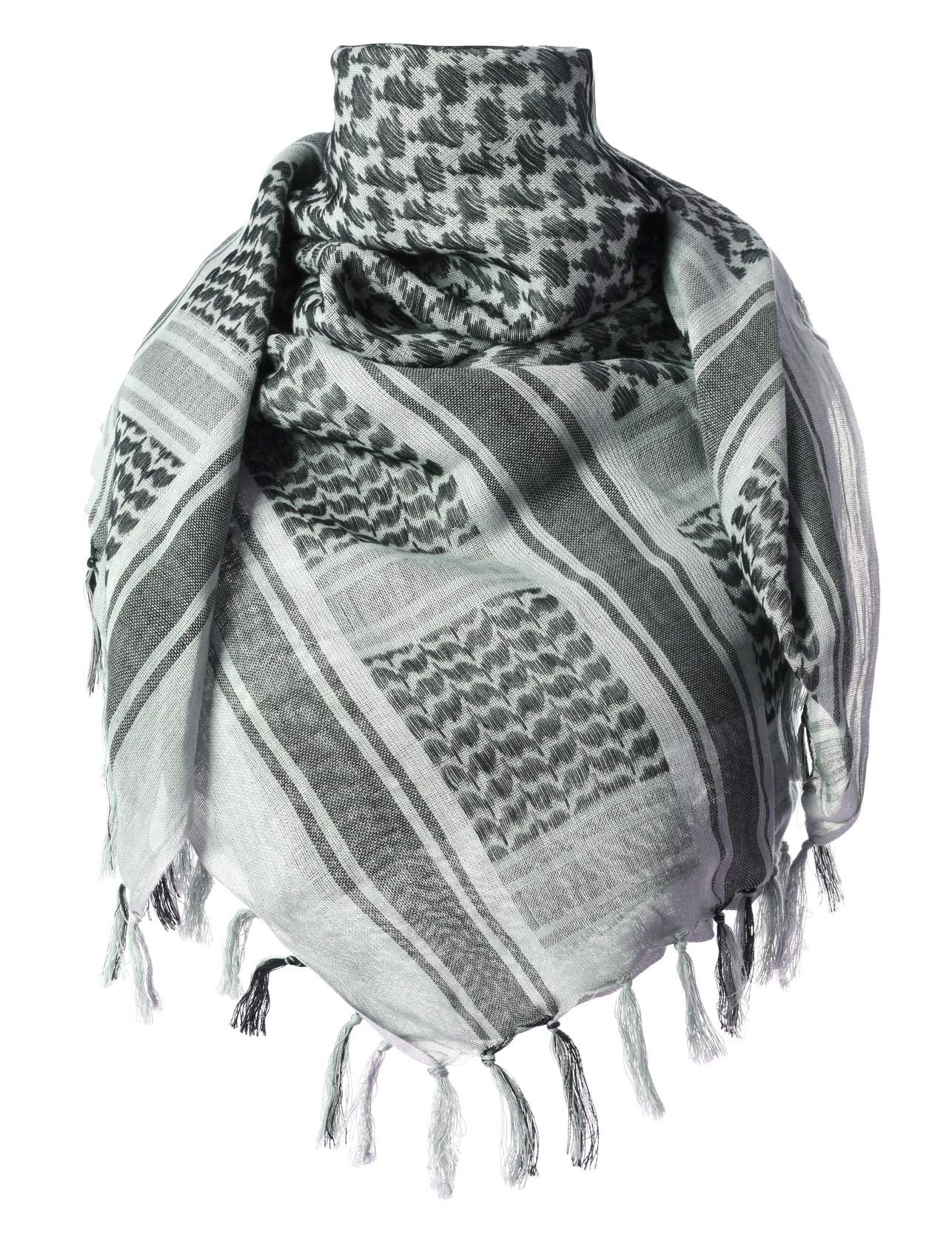 Snapklik.com : 100% Cotton Keffiyeh Tactical Desert Scarf Military Arab ...