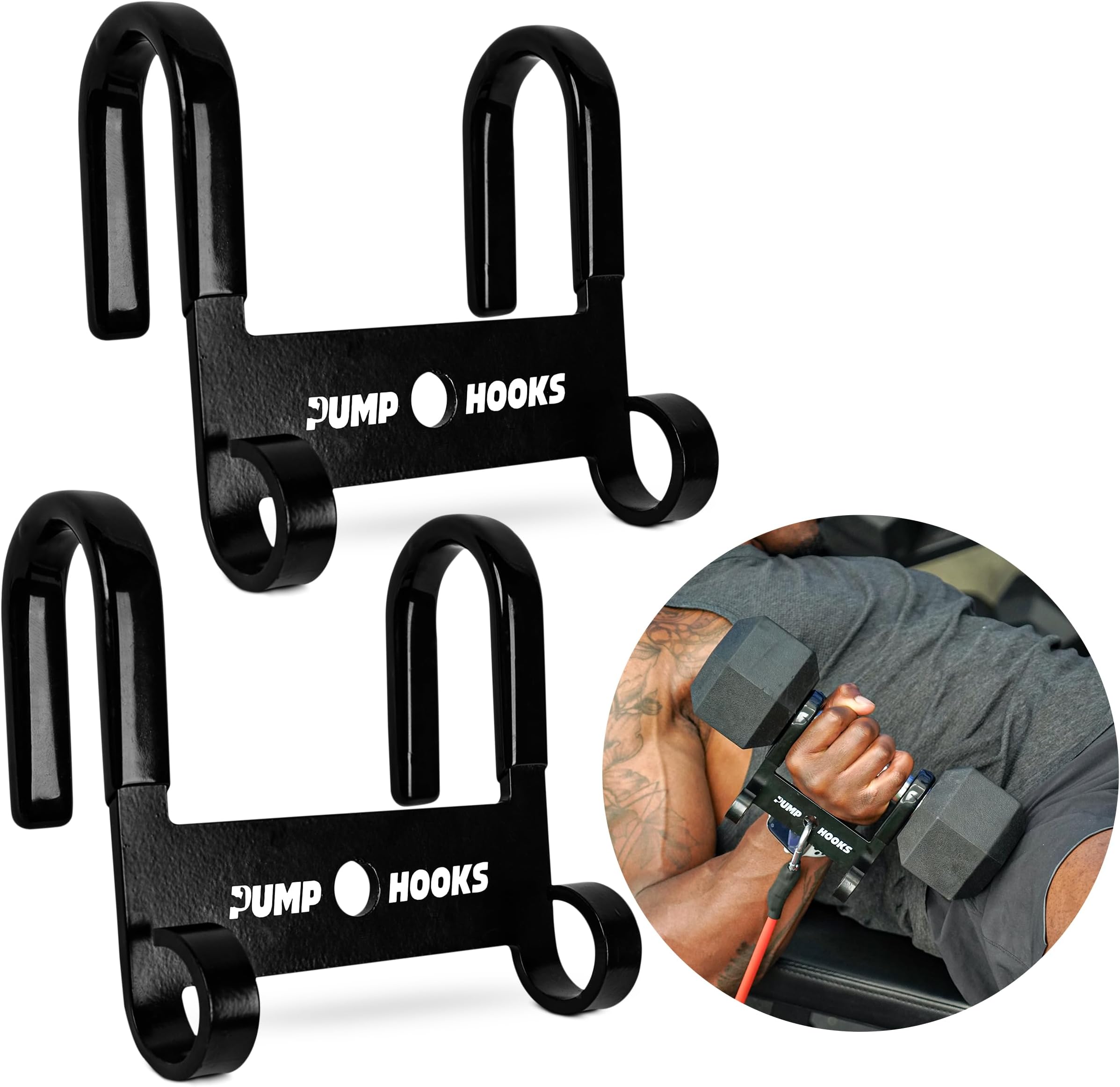Amazon.com: Pump Strength Lifting Hooks for Weightlifting - Attach ...