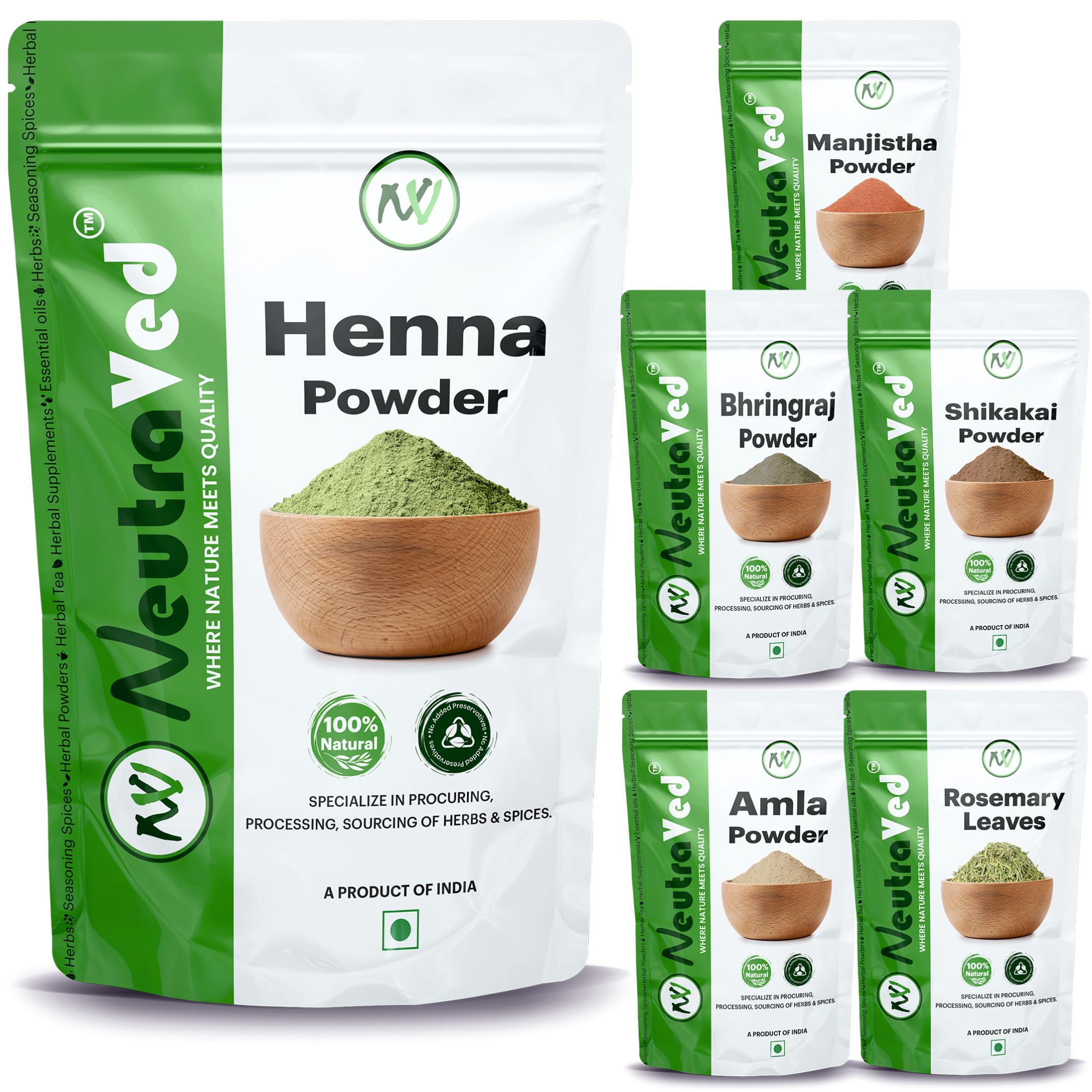 Buy NeutraVed Herbal Henna Pest Kit, Enriched with Amla, Bhringraj ...