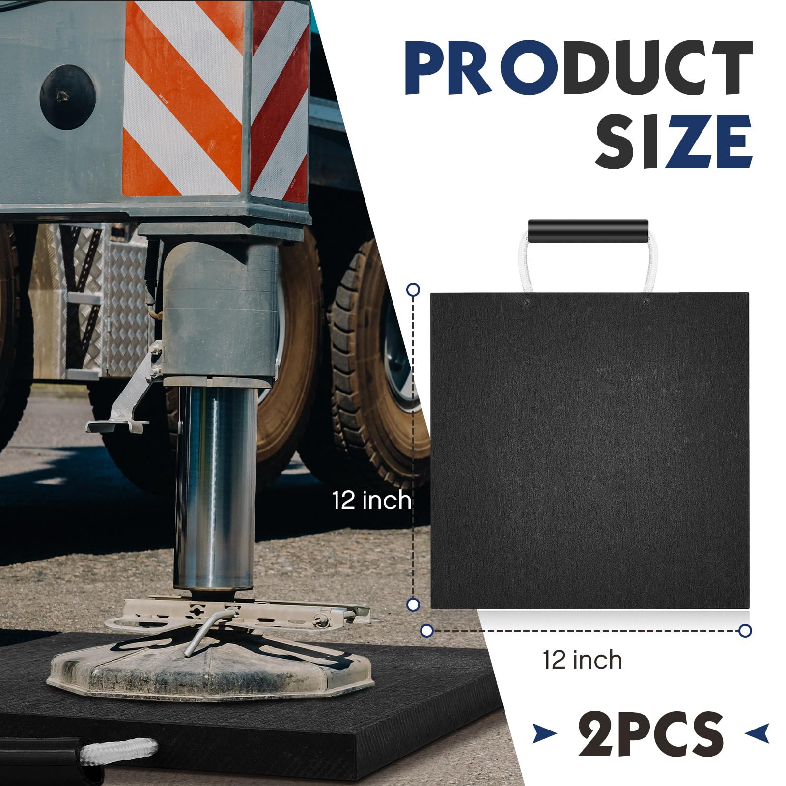 Snapklik.com : Drydiet 2 Pcs Rv Jack Blocks Pads Stabilizing Outrigger ...