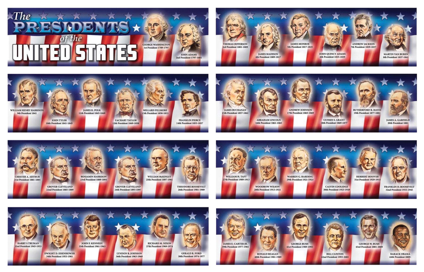 Amazon.com: Carson Dellosa Mark Twain Presidents of The United States ...