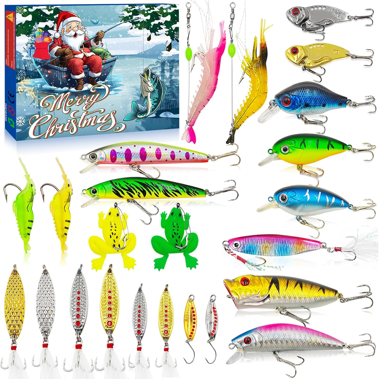 Amazon.com: Fishing Advent Calendar 2024 Adult Men Teen Boys,24 Days ...