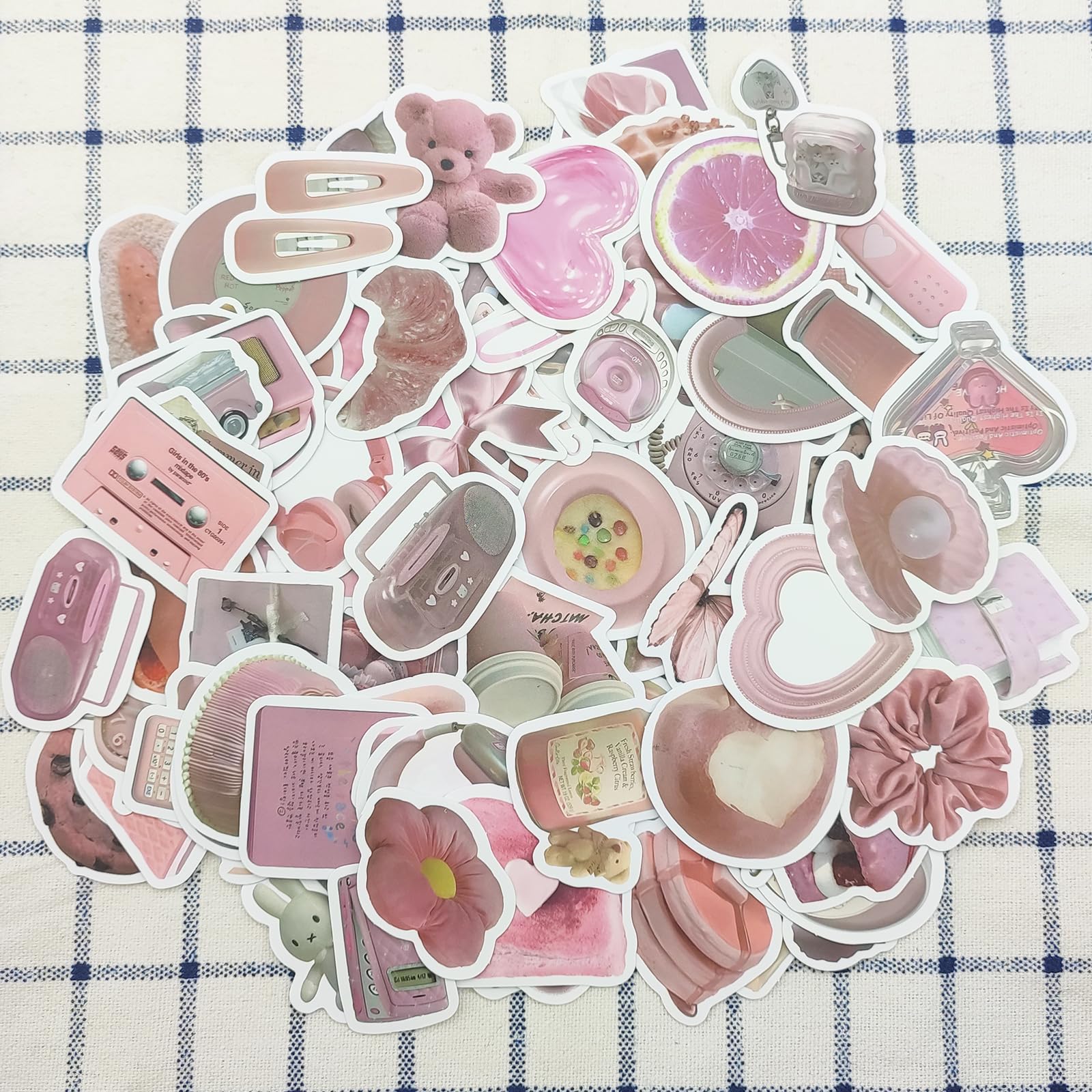Snapklik.com : 100PCS Coquette Stickers, Coquette Aesthetic Pink ...