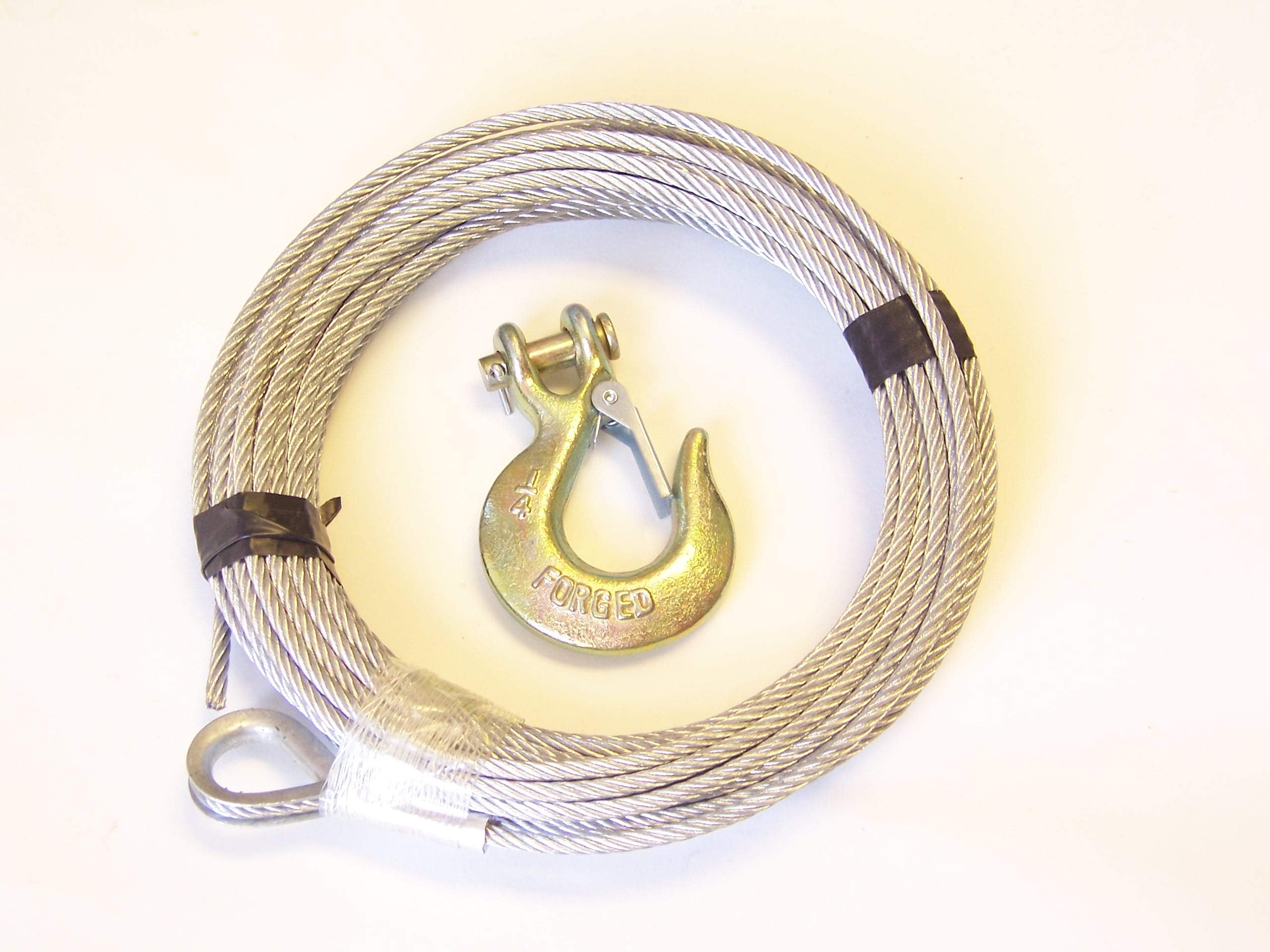 Amazon.com: Advantage 3/16", 7x19, Galvanized Steel Winch Cable (50 Ft ...