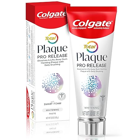 Amazon.com : Colgate Total Plaque Pro Release Whitening Toothpaste, 1 ...