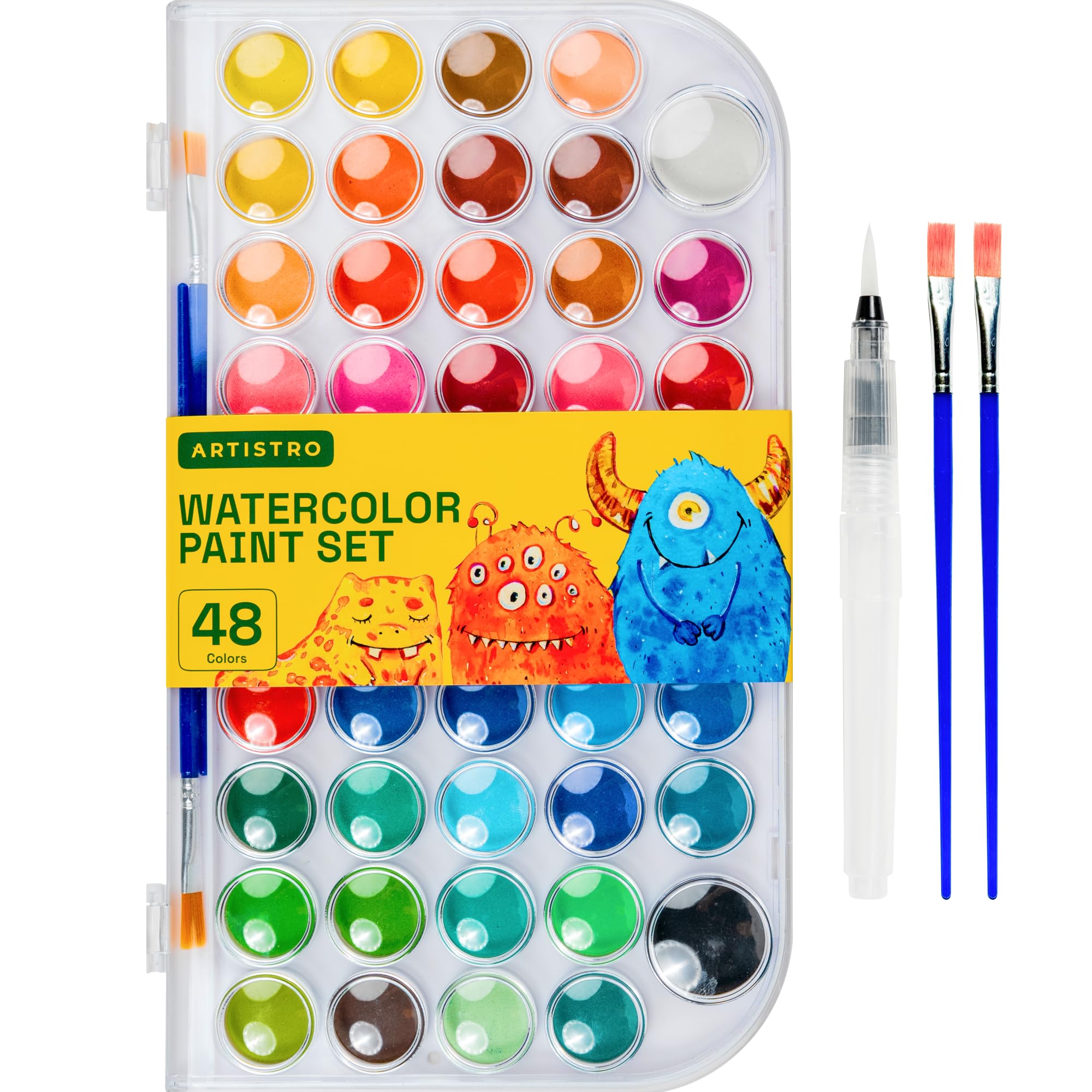 Snapklik.com : ARTISTRO Washable Watercolor Paint Set 48 Colors