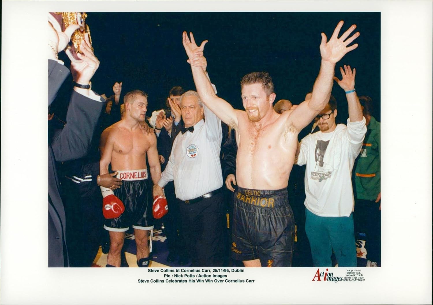 Amazon.com: Vintage photo of Steve Collins Irish professional boxer ...