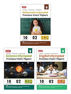 MTG IMO-NSO-IEO Class-9 Olympiad Previous Years Papers (2023-2019 Set A & B) Mathematics ...