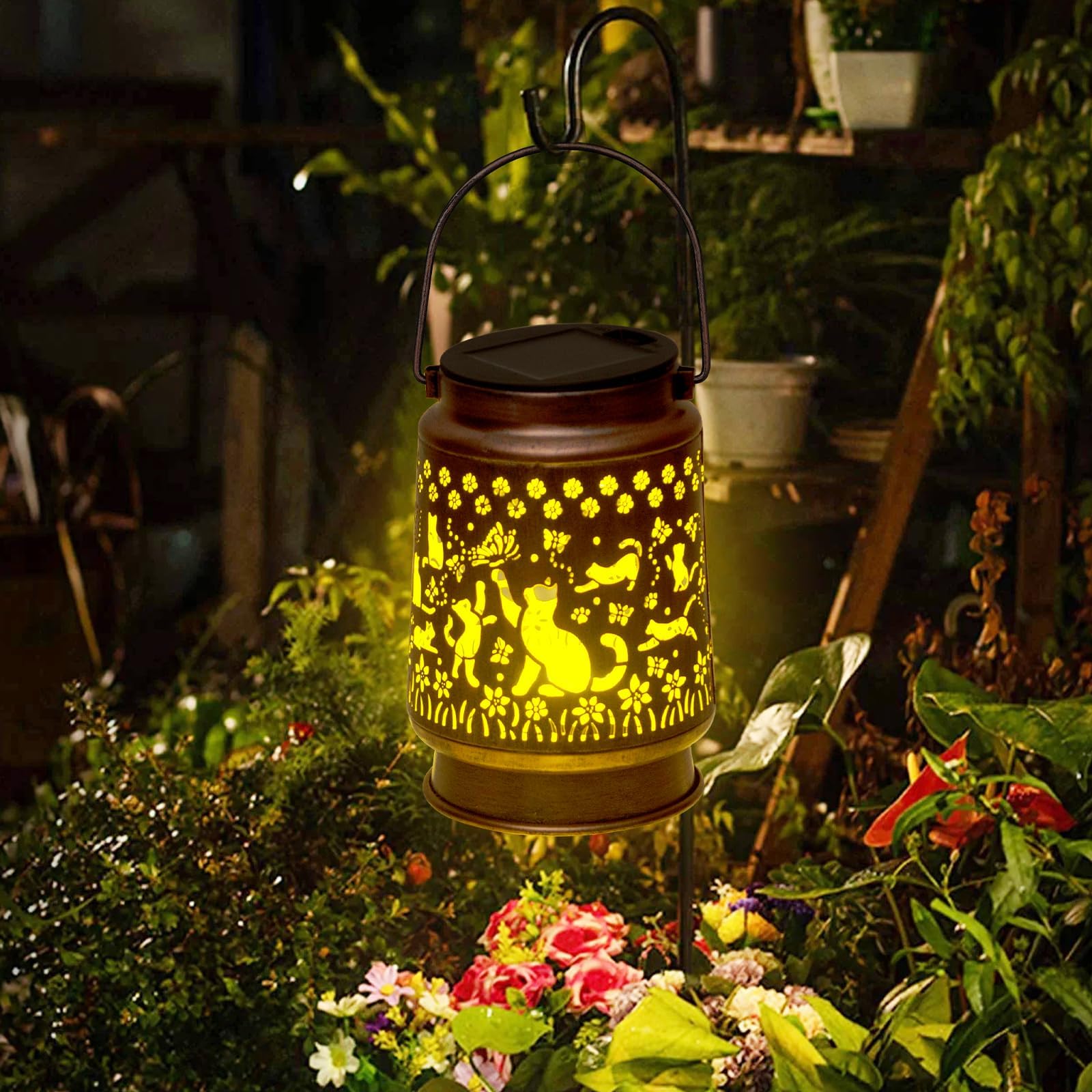 Amazon.com: Cat Lover Gifts for Mom/Women//Grandma/Sister,Cat Solar ...