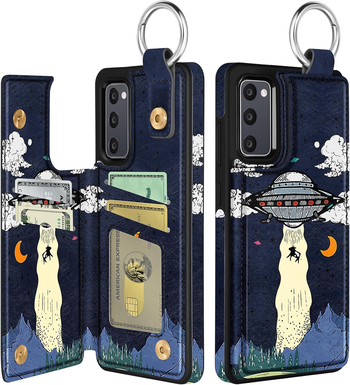 Amazon.com: Shorogyt for Samsung S20 FE Wallet Case with Card Holder ...