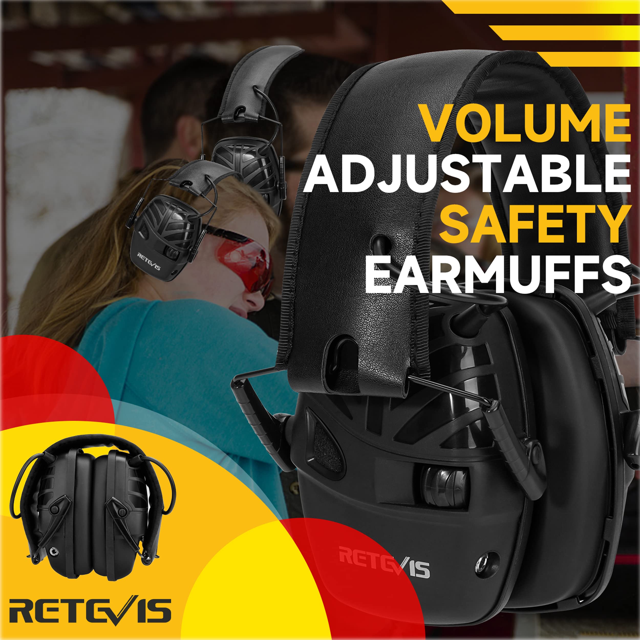 Ear Muffs Pro Ears ReVo Electronic Hearing Protection Shooting Ear ...