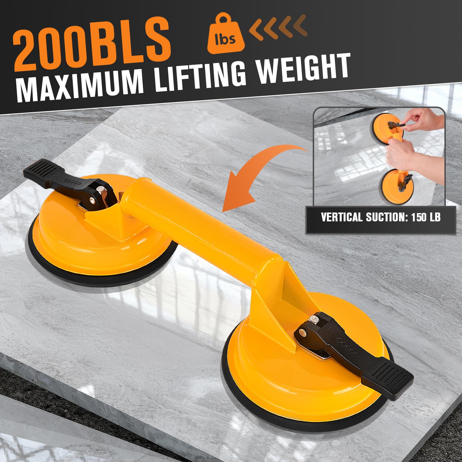 Snapklik.com : LIYYOO Floor Gap Fixer, Tile Suction Cup Tool,Heavy Duty ...
