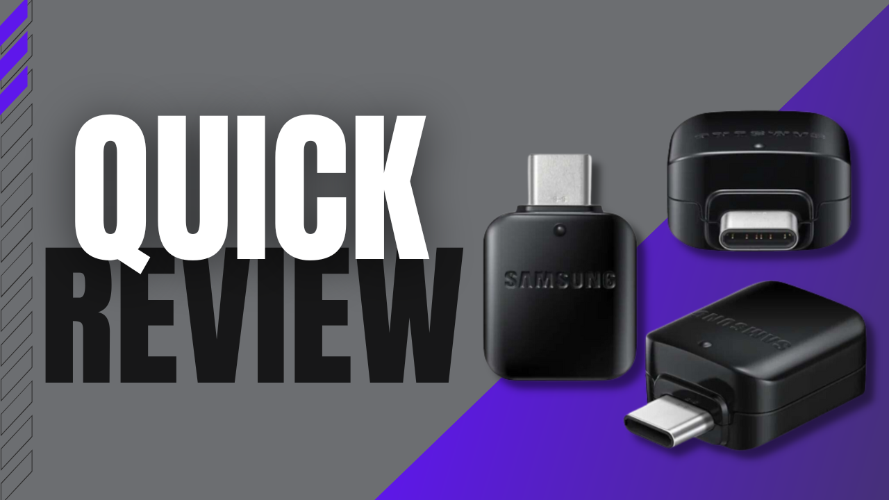 Watch Quick Review - Samsung OTG USB-C to USB Adapter on Amazon Live