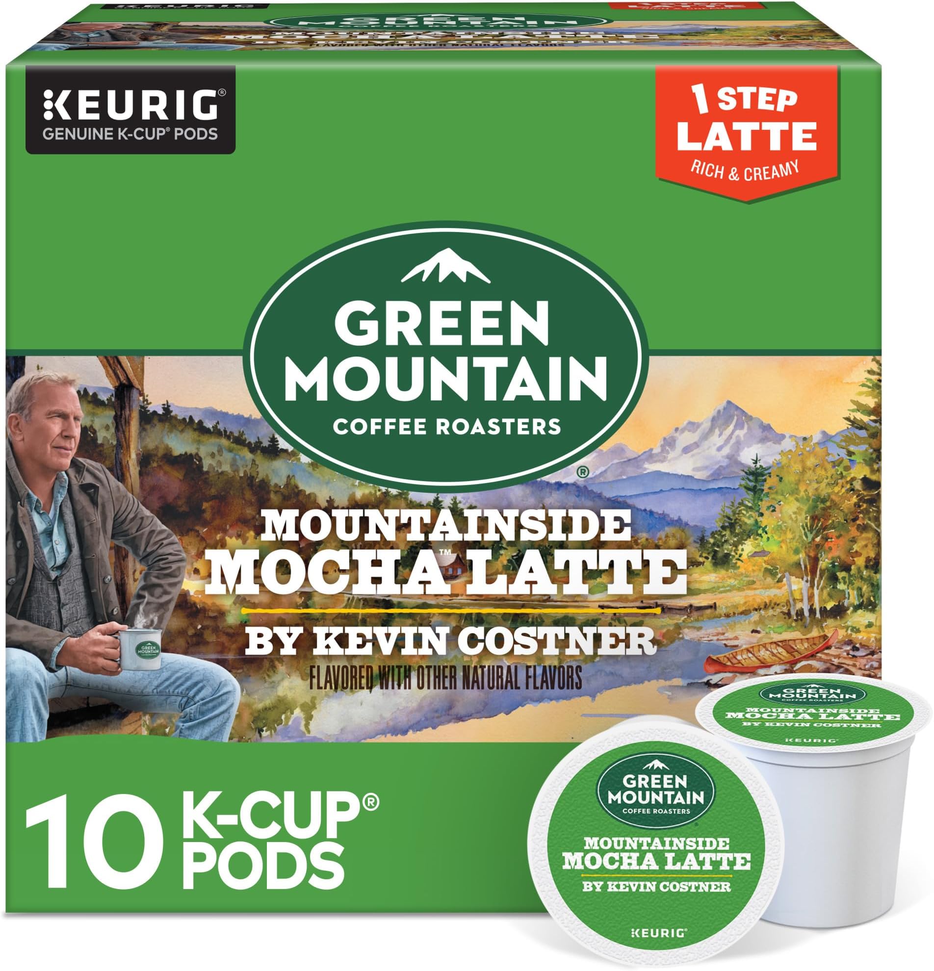 Amazon.com: Folgers Mocha Swirl K-Cup Coffee Pods, 12 pods, 108g ...