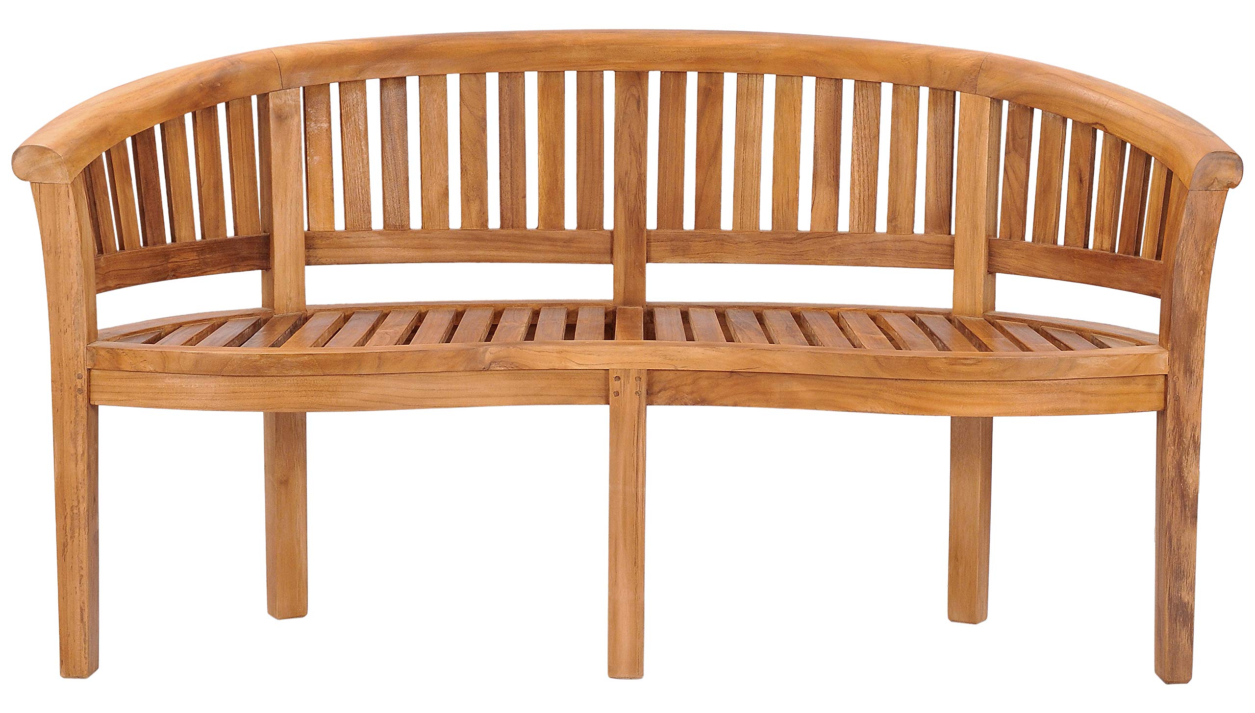 Solstice Grade A Teak Bow Back Bench Weather Resistant, 57% OFF