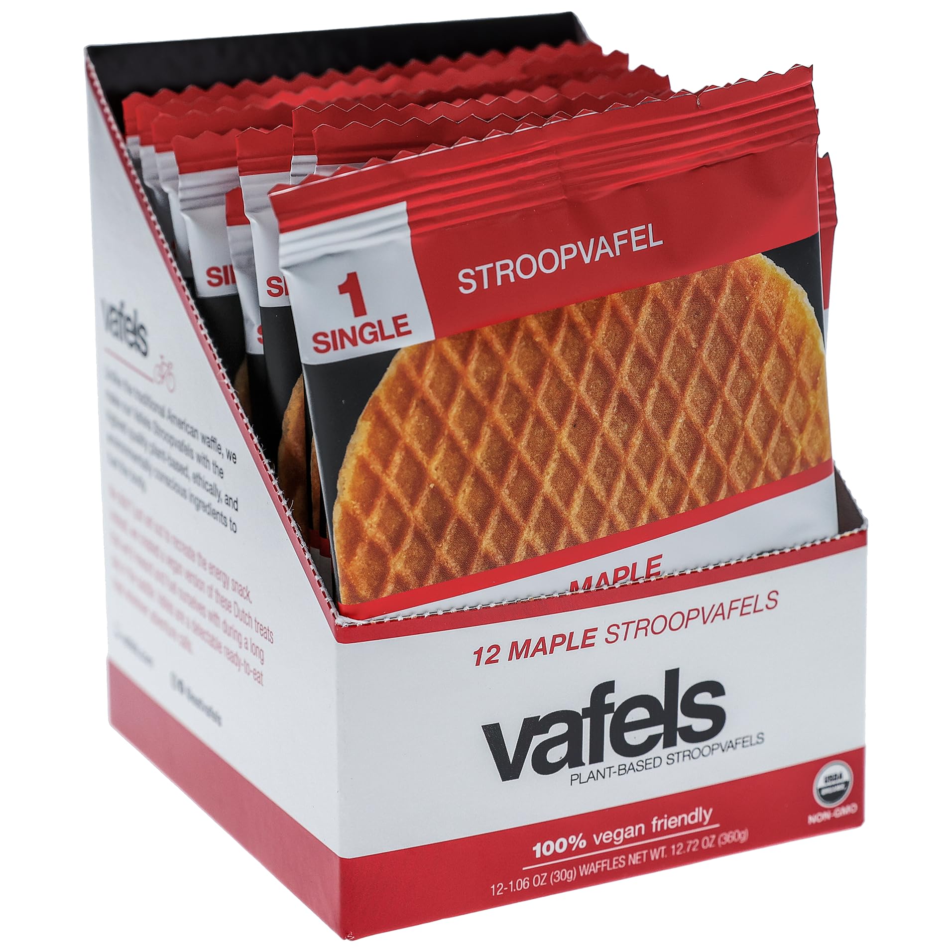 Amazon.com : VAFELS Plant-Based Stroopwafel - Organic Stroopwafel for ...