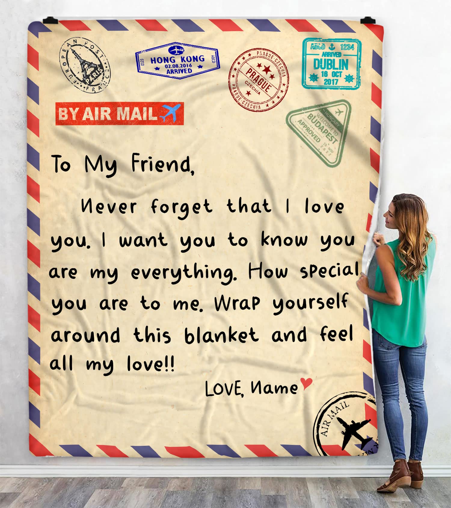 Happy Birthday To My Best Friend Letter