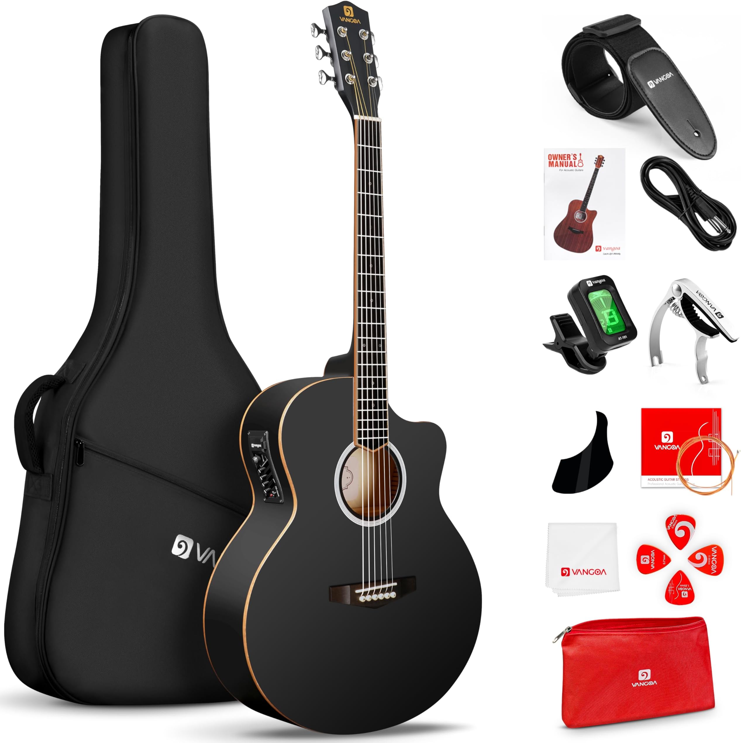 Amazon.com: Best Choice Products Beginner Acoustic Electric Guitar ...