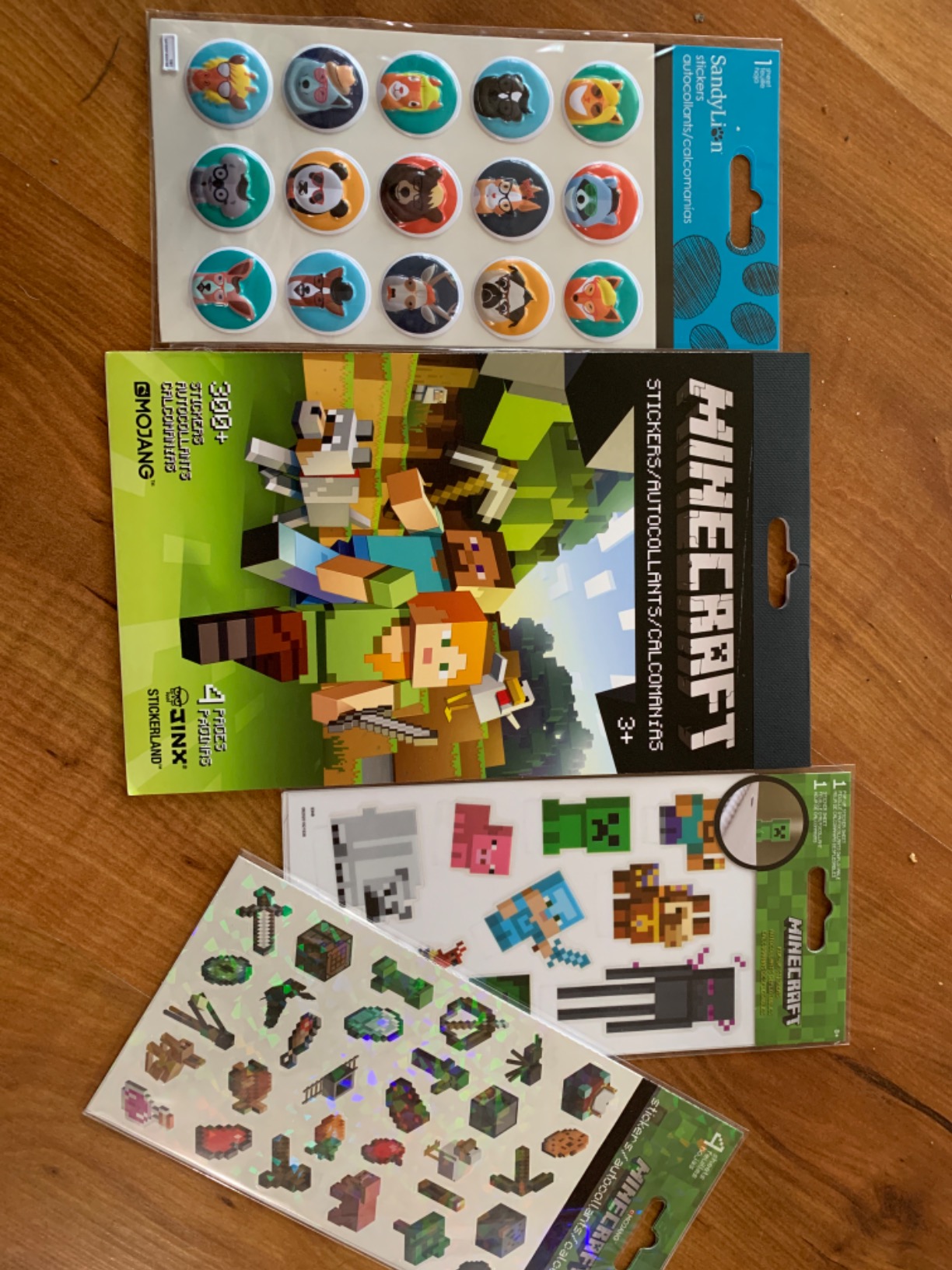 Amazon.com: Artist Unknown Minecraft Stickers Party Favors Ultimate Set ...