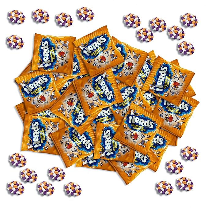 Amazon.com : Nerds Spooky Gummy Clusters - 2 lbs Individually Wrapped ...