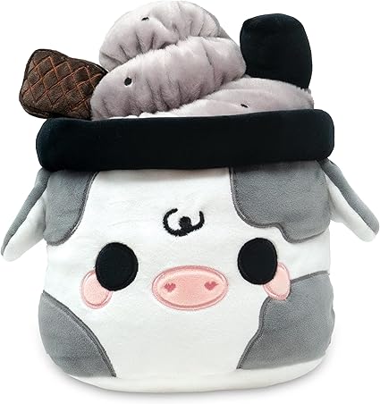 Amazon.com: Cuddle Barn - Black Sesame Mooshake | Super Soft Cute ...
