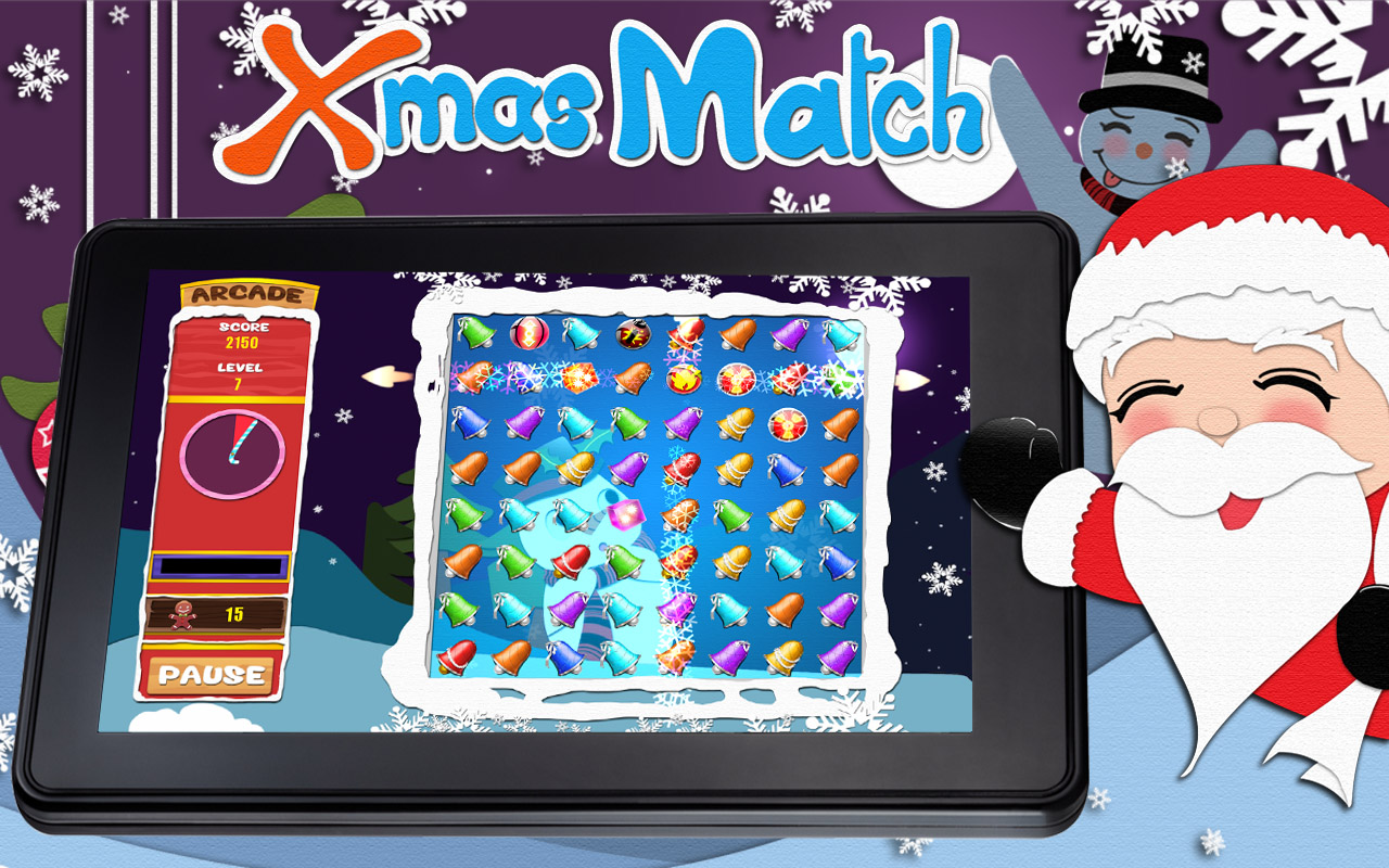 Aplicación Xmas Match Deluxe en Amazon Appstore
