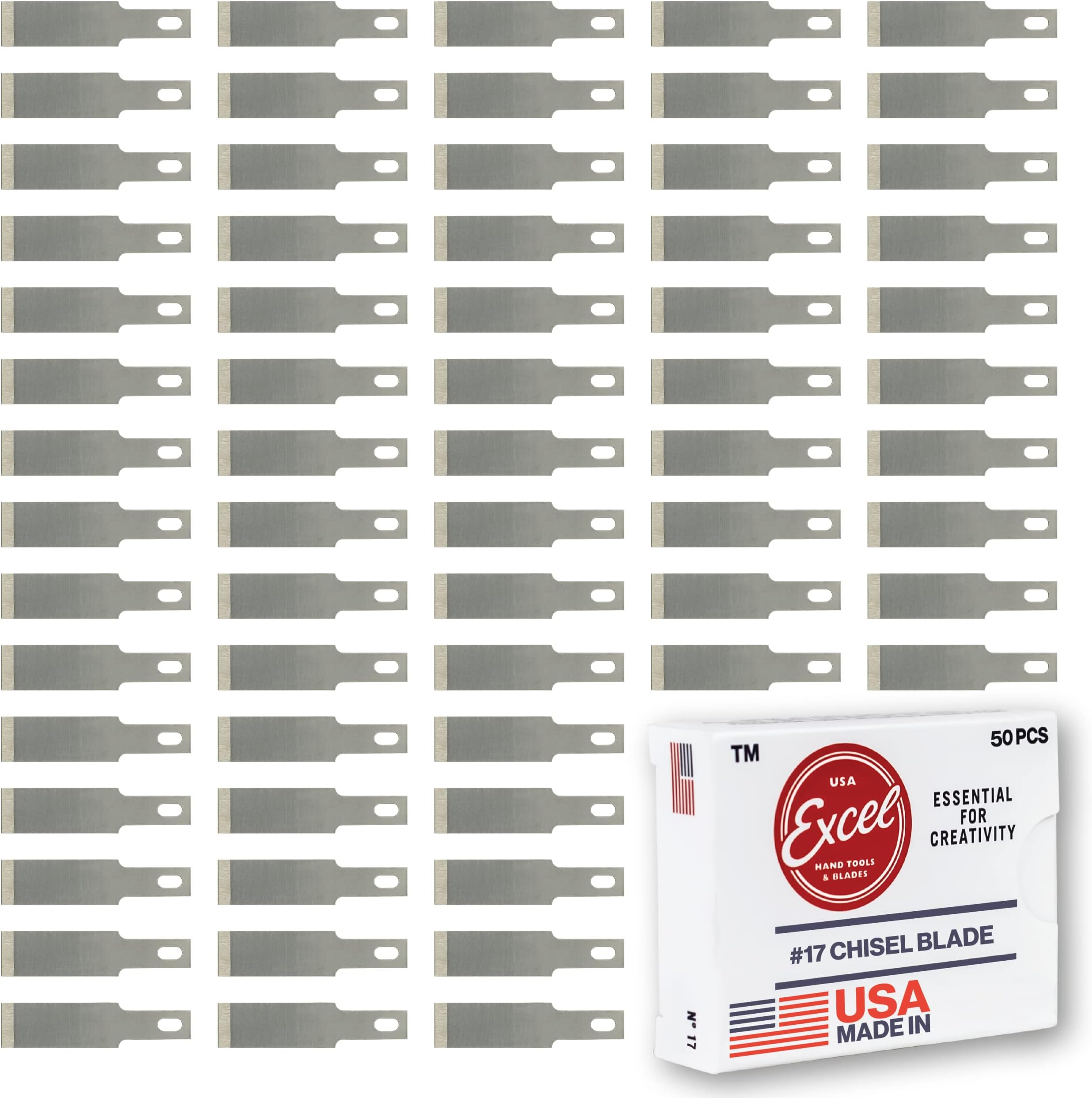 Amazon.com: SMB #17 Precision Chisel Hobby Blades (5/10/50/100/300/1000 ...