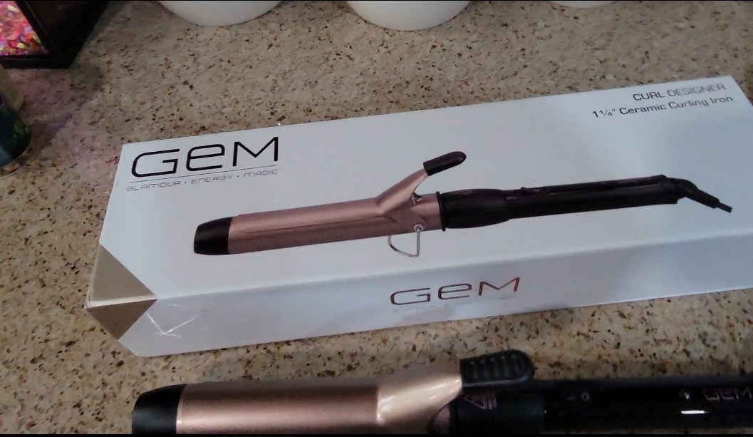 Watch Gem 3 curling iron for ladies on Amazon Live