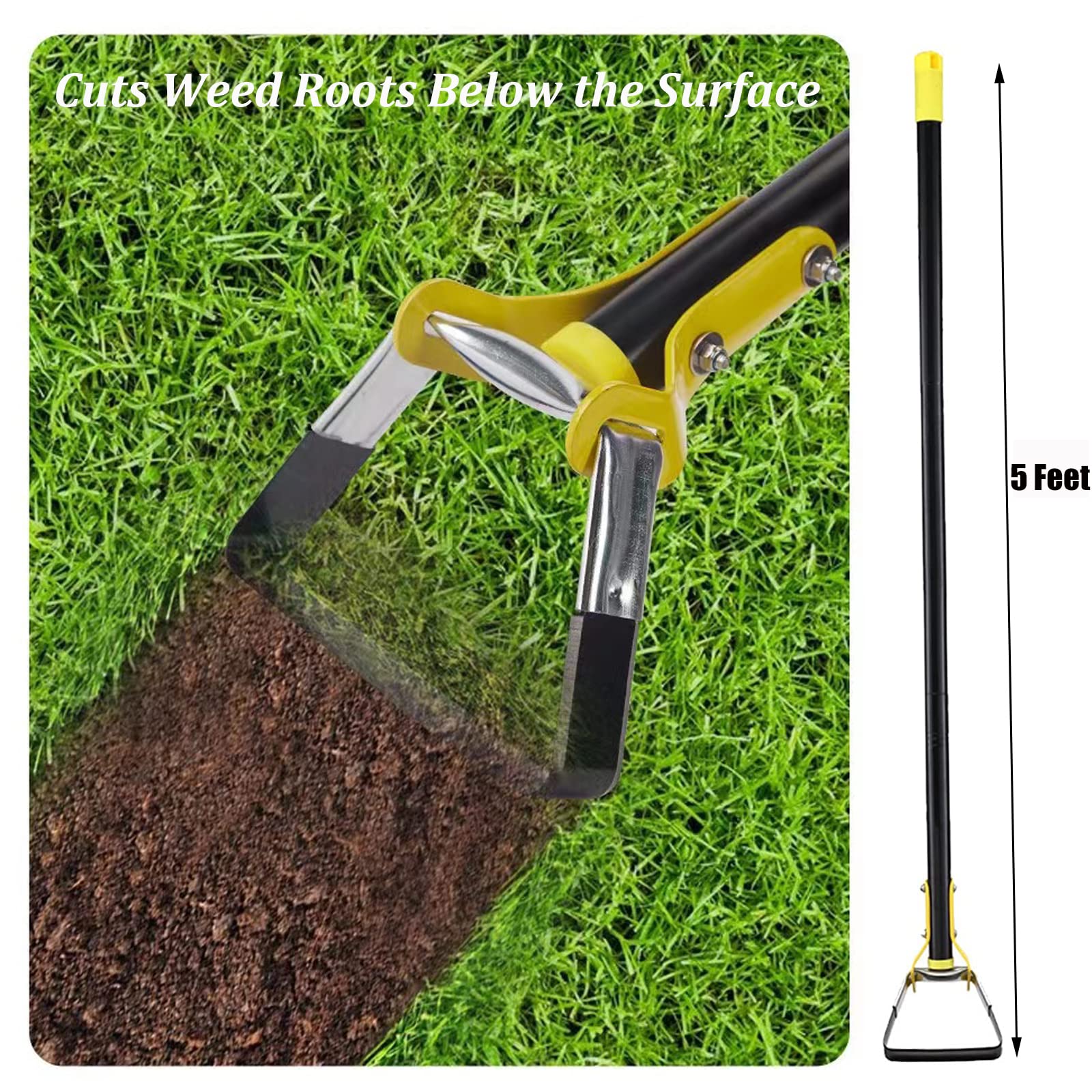 Snapklik.com : DockMoor Hula Hoe Garden Tool Action Hoe Weeding Loop ...