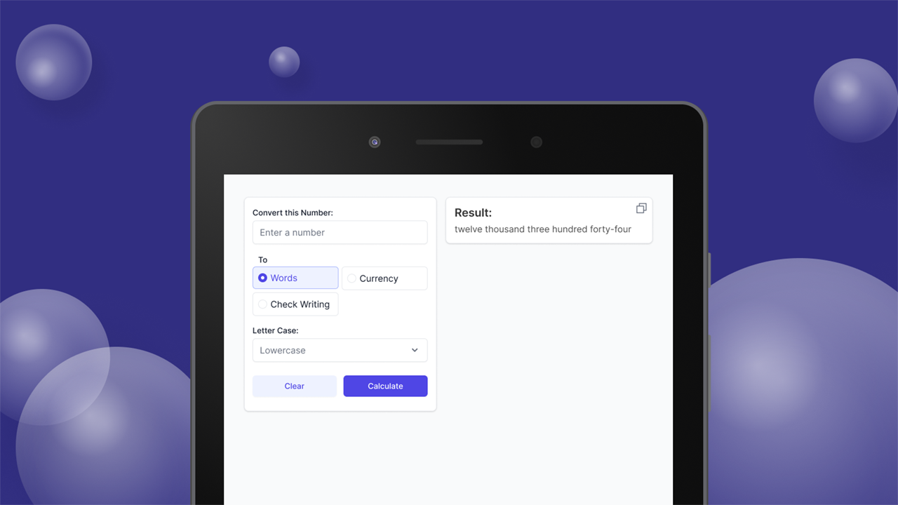 Numbers to Words Converter - App on Amazon Appstore