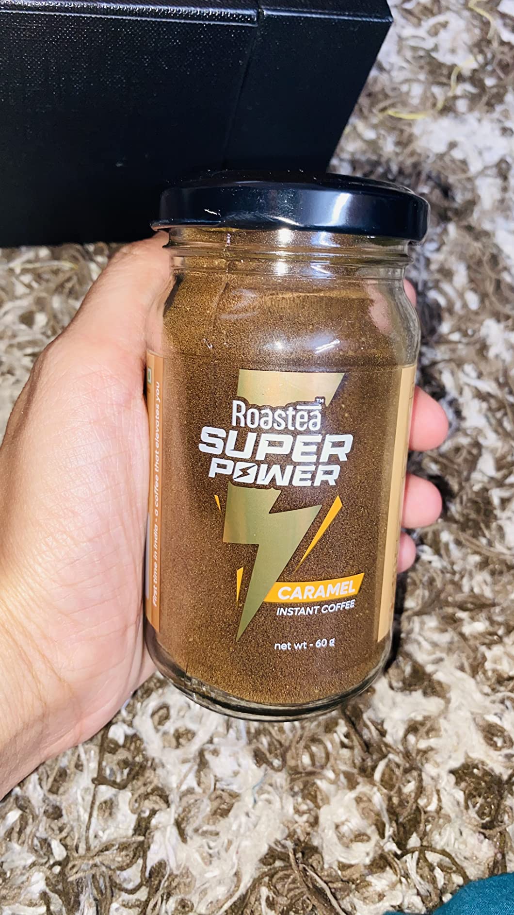 Roastea Super Power Instant Coffee Caramel (60 gms) : Amazon.in ...