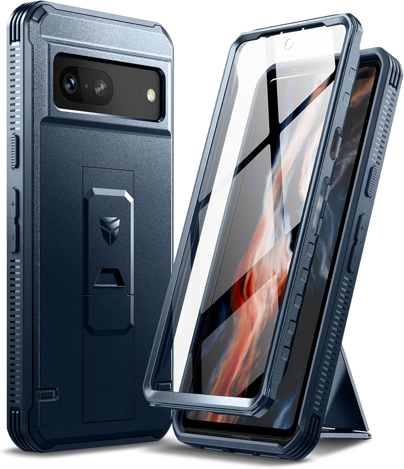 DEXNOR for Google Pixel 7 5G Case, [Built in Screen Protector and ...